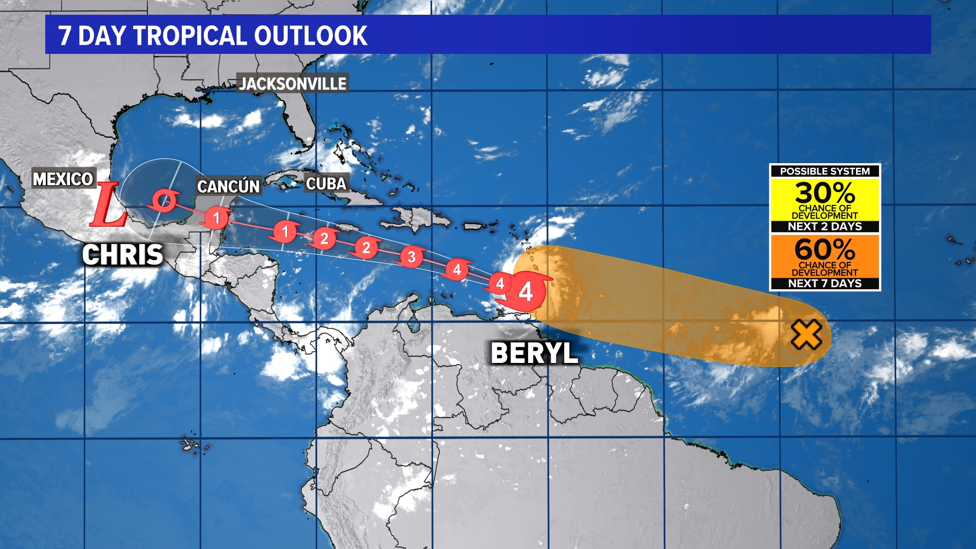 Hurricane Beryl becomes first hurricane of 2024 season | firstcoastnews.com Hurricane Beryl becomes first hurricane of 2024 season | firstcoastnews.com