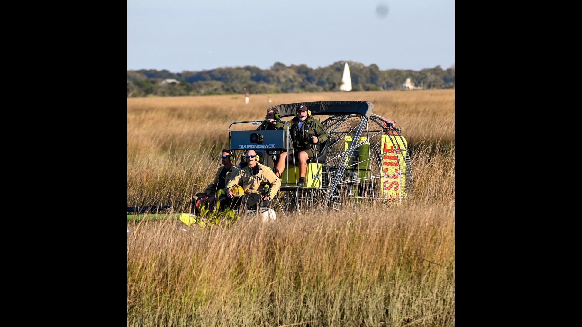 Rescuers said getting to pilot in marsh was challenging ...