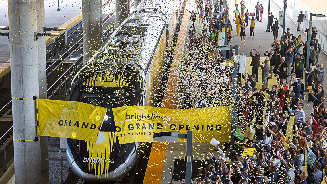 Deadly crash halts first Brightline voyage from Miami to Orlando ...