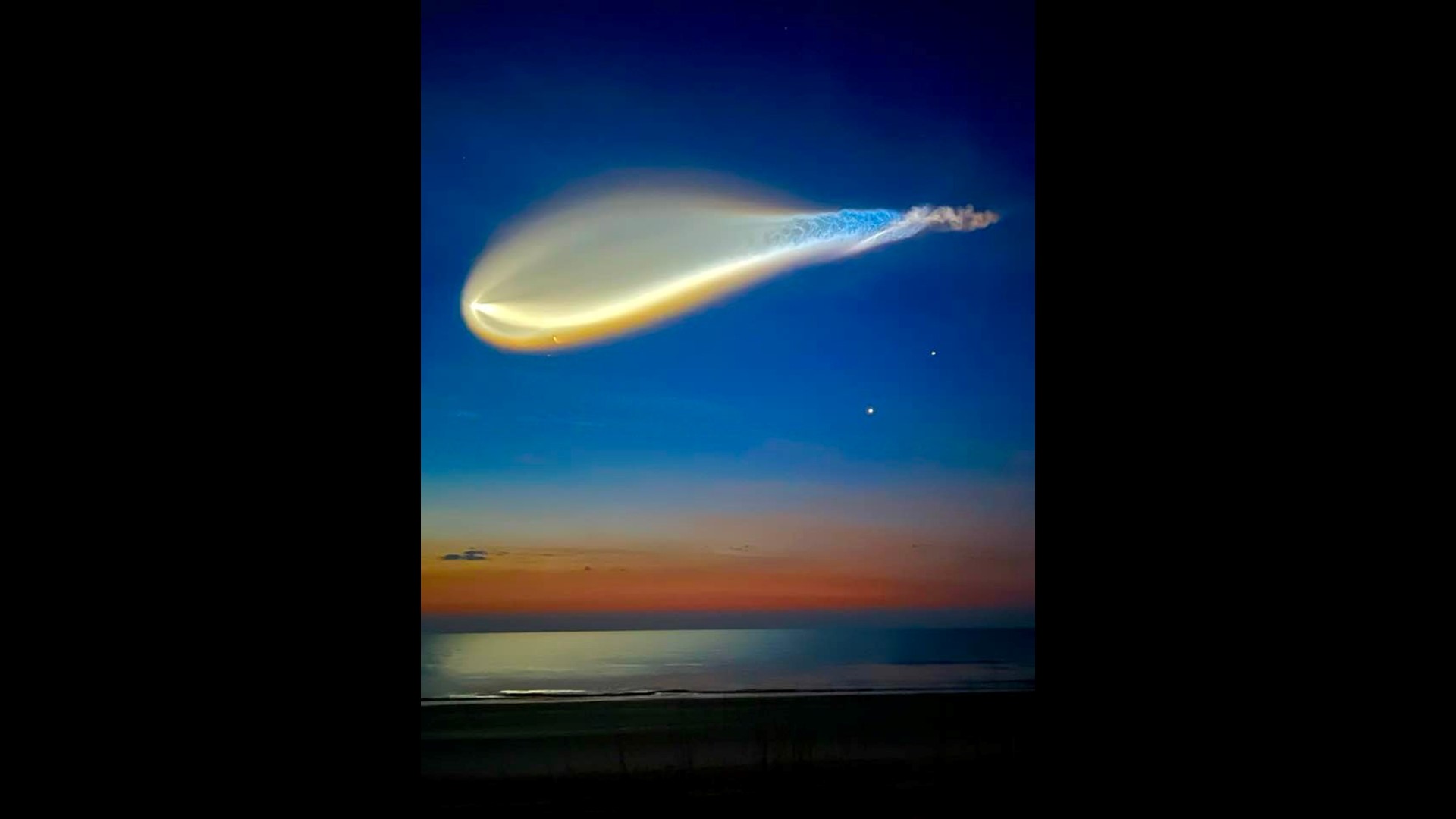 Photos: Distinct noctilucent clouds captured on camera after SpaceX rocket launch from Kennedy ...
