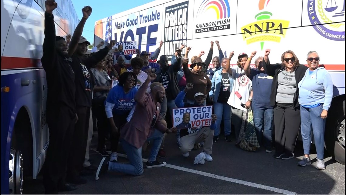 'Blackest bus in America' tour encourages voters in Florida ...
