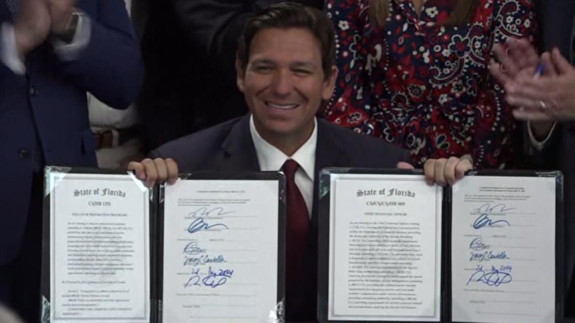 DeSantis signs two bills in Jacksonville | firstcoastnews.com