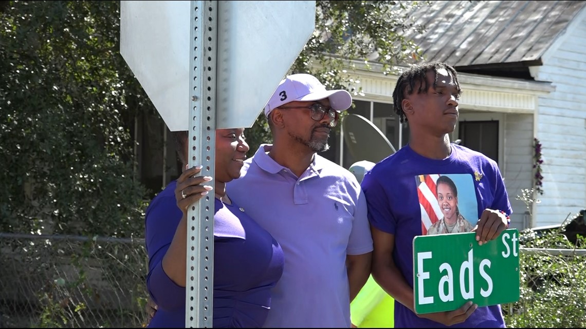 Georgia renames street for fallen Soldier Sgt. Kennedy Sanders ...
