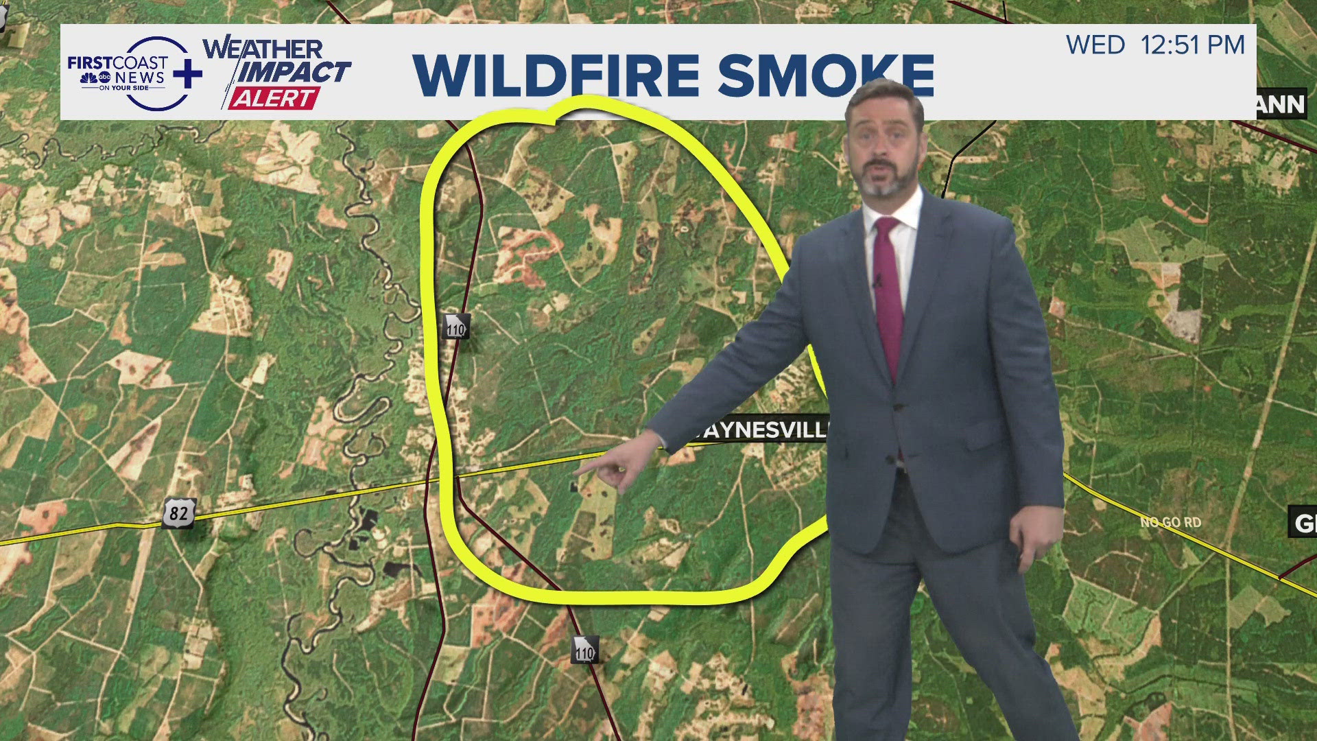 First Coast Weather: Wildfire Smoke & Air Quality Forecast for Georgia ...