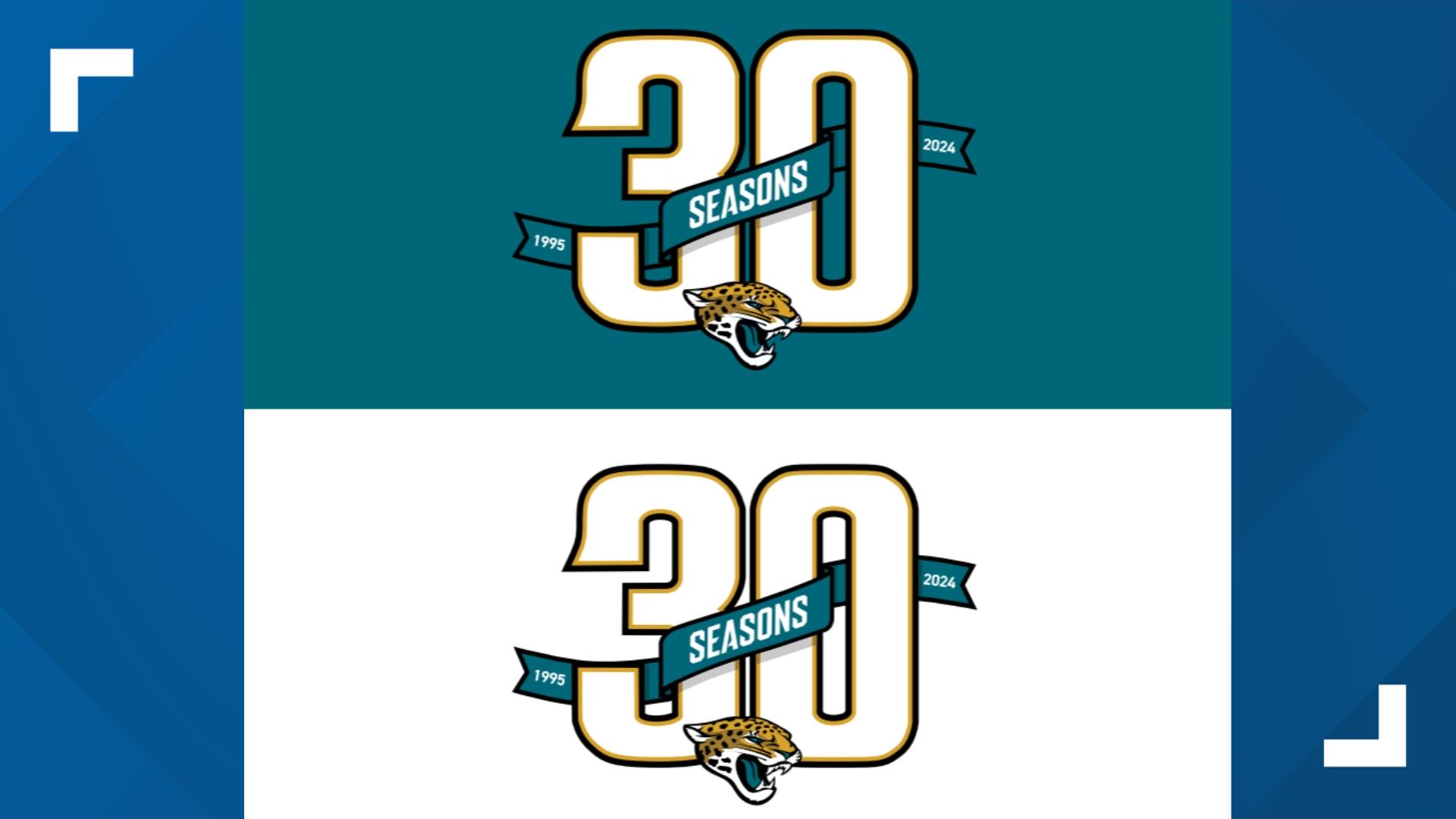 Jacksonville Jaguars release new 30th anniversary season logo ...