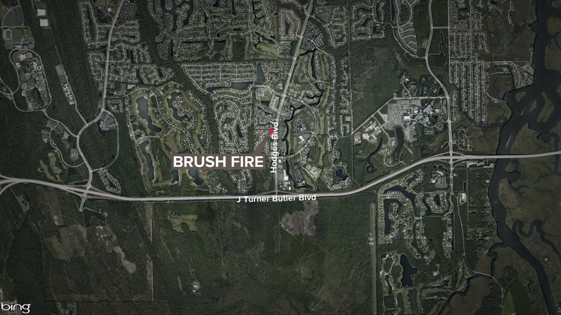JFRD responds to brush fire on Hodges Blvd. | firstcoastnews.com