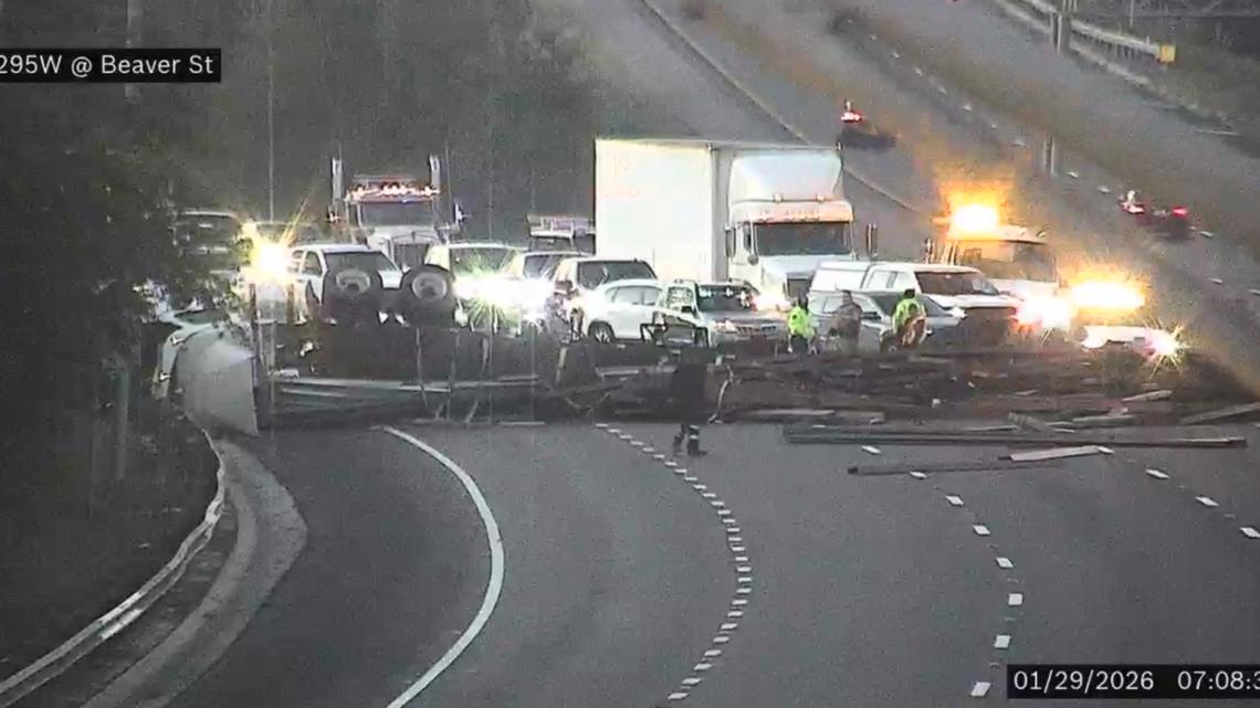 Lanes reopen after crash on I-295 North at I-10 | firstcoastnews.com