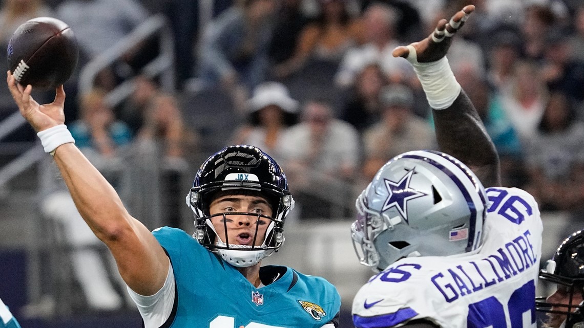 Nathan Rourke with the touchdown pass seen and heard | firstcoastnews.com