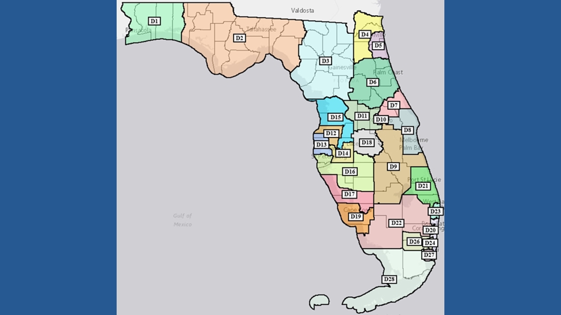 Florida's House approves proposed new congressional map ...
