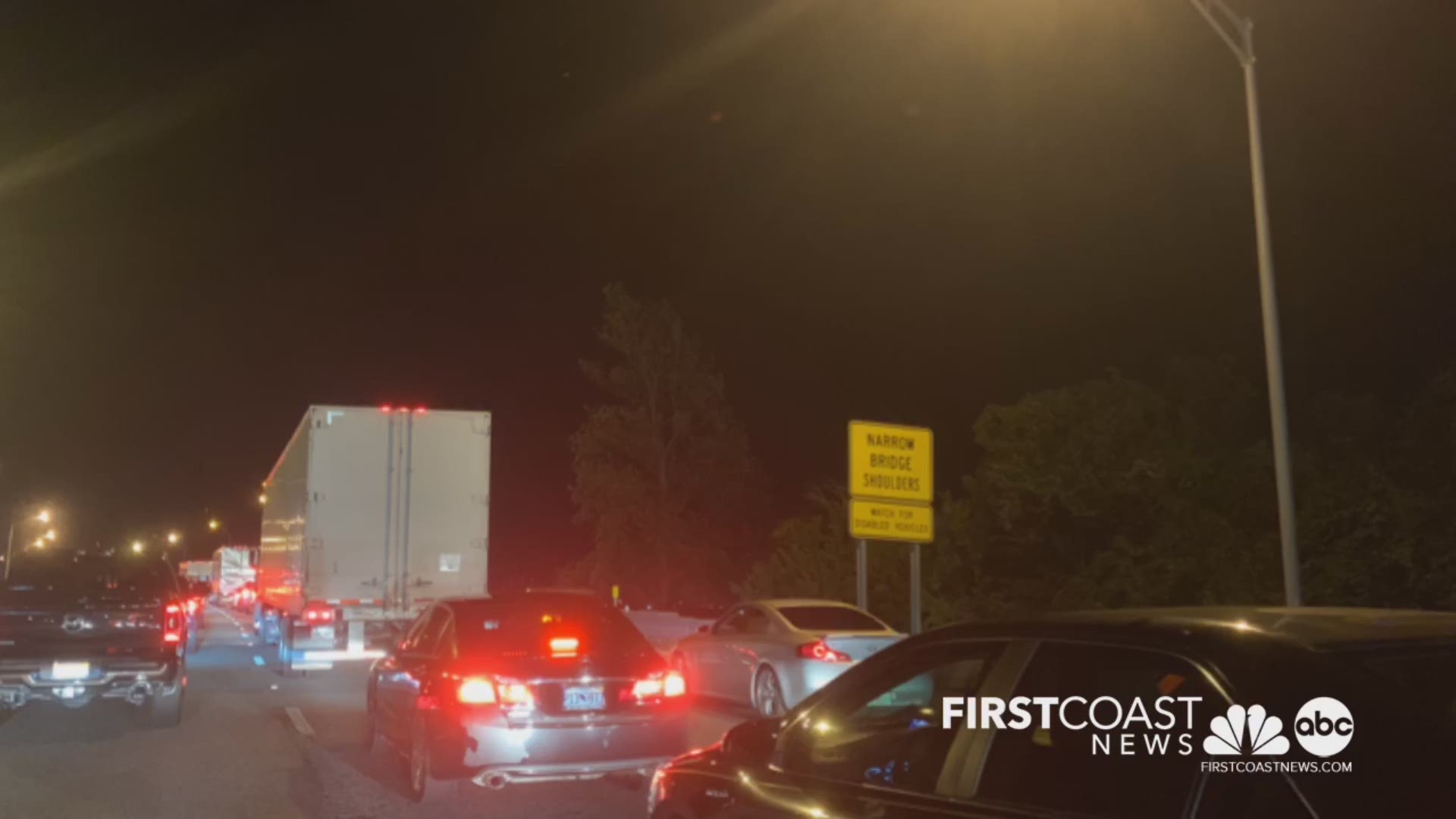 Crash involving JSO vehicle, van shuts down two northbound lanes on ...