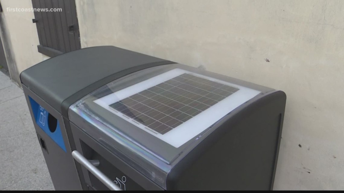 New high-tech trash cans improve Florida city | firstcoastnews.com