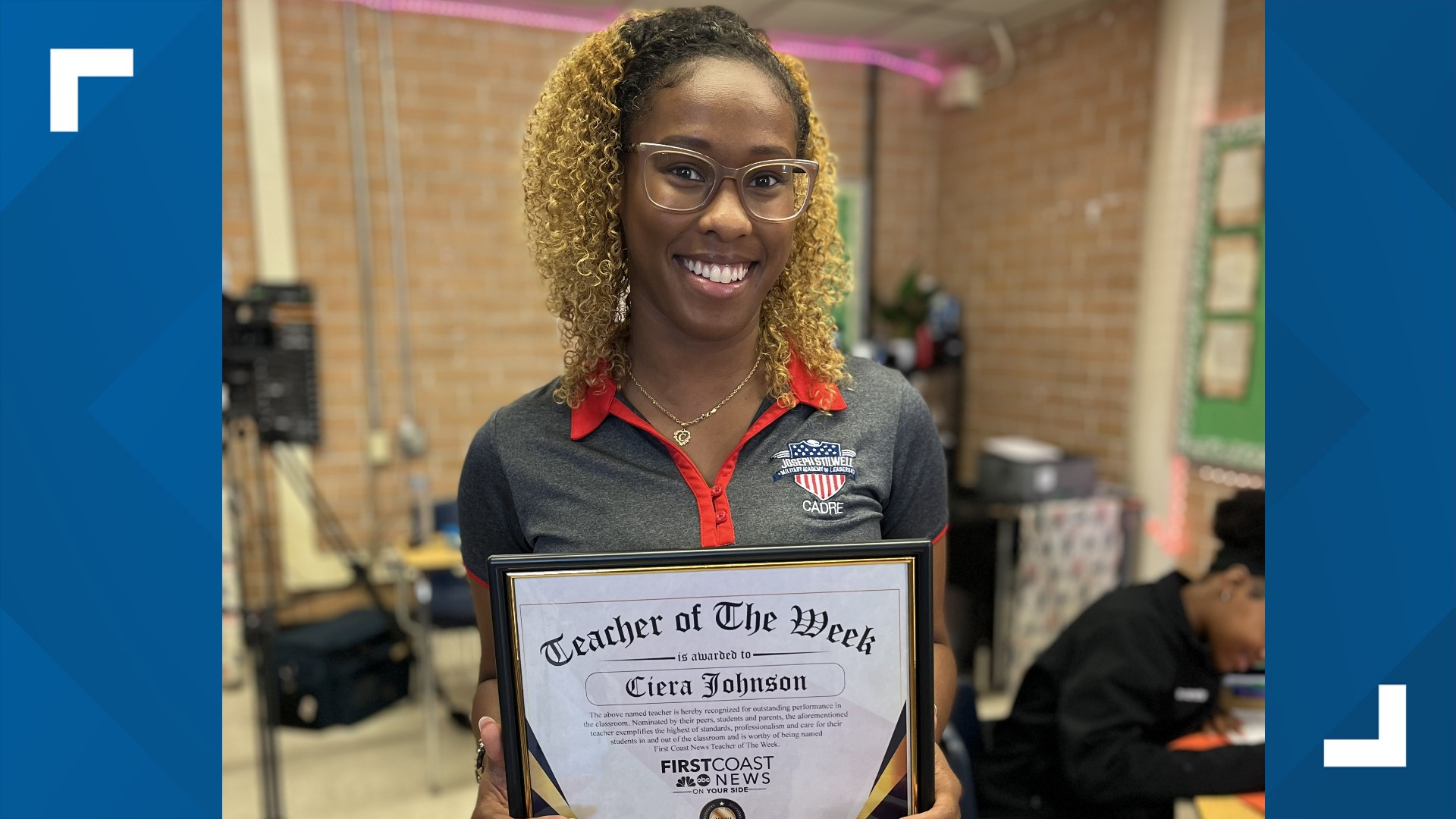 Teacher of the Week, Ciera Johnson, puts creative spin on Civics ...