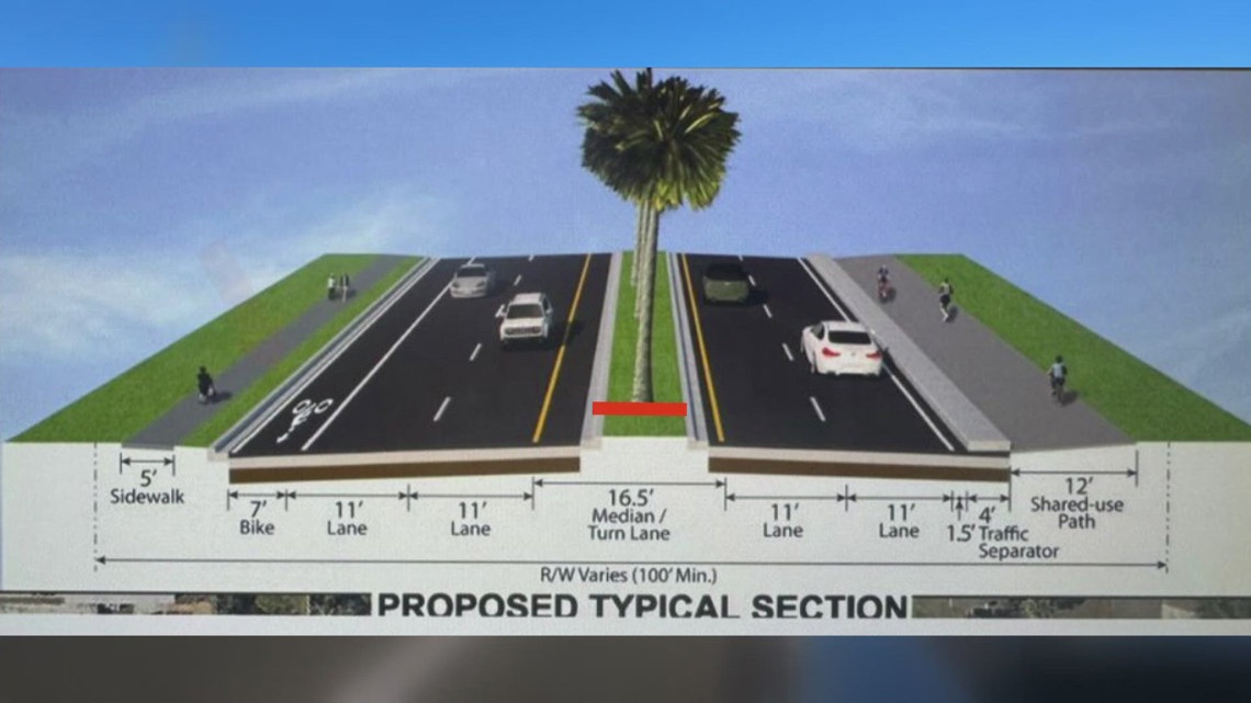 Shared-use path, bike lane proposed for Mayport Road | firstcoastnews.com
