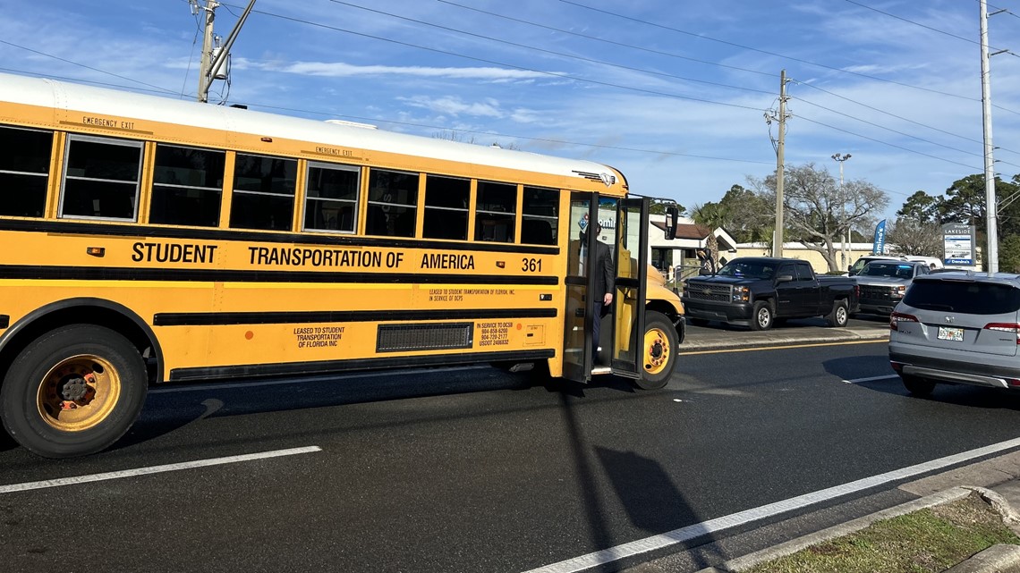 Man hit, killed by school bus while crossing road in Jacksonville ...