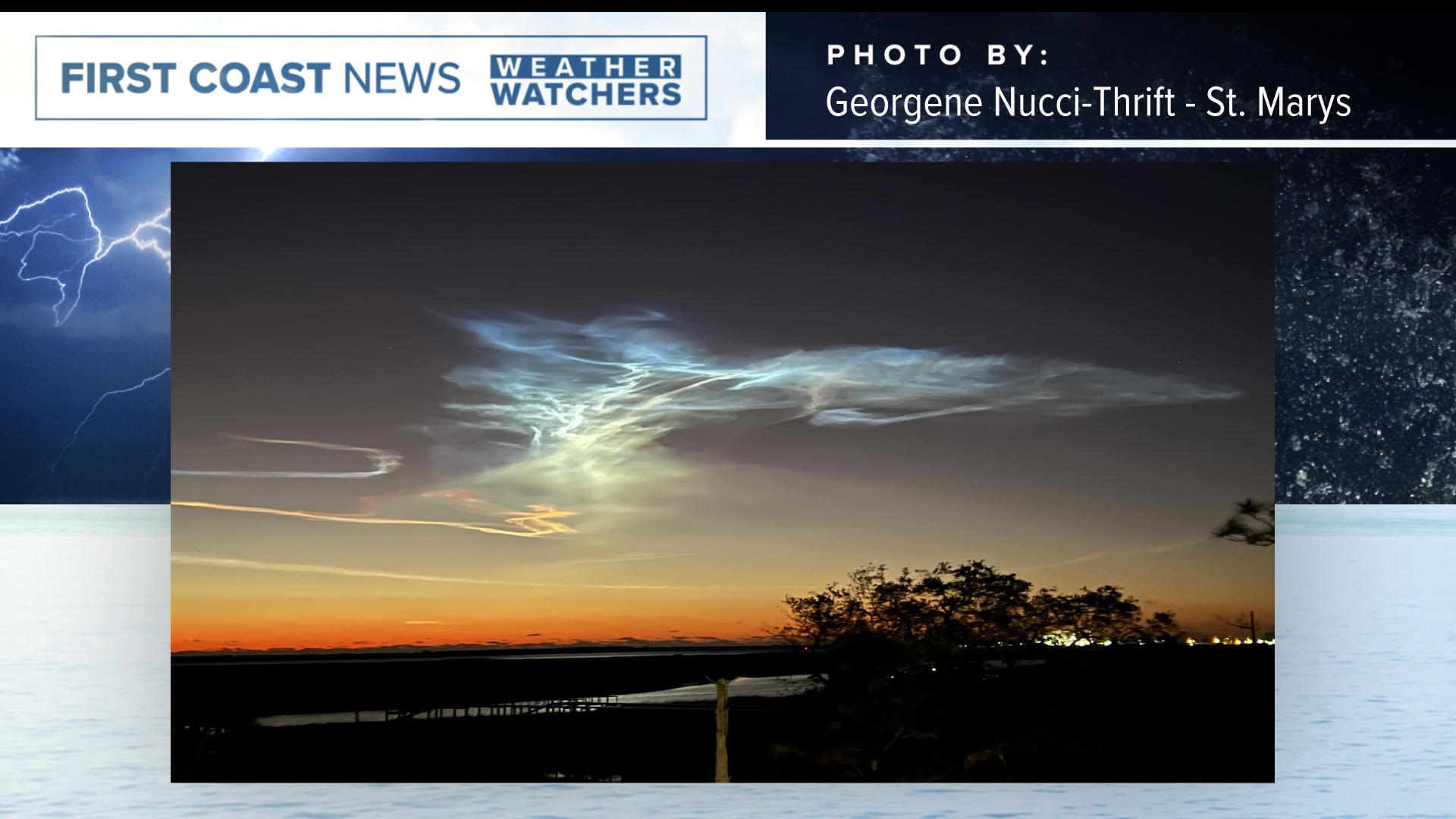 Noctilucent clouds light up First Coast skies after SpaceX launch | firstcoastnews.com