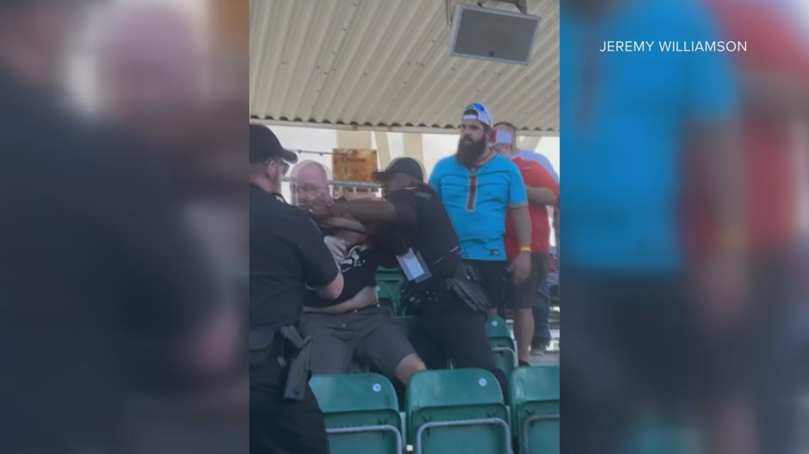 Man recounts fight between officers, fan at Georgia-Florida game ...