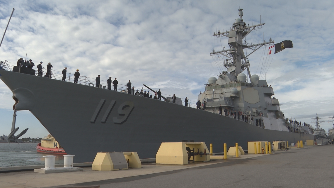 USS Delbert D. Black deploys from Mayport amid global tension; sailors ...