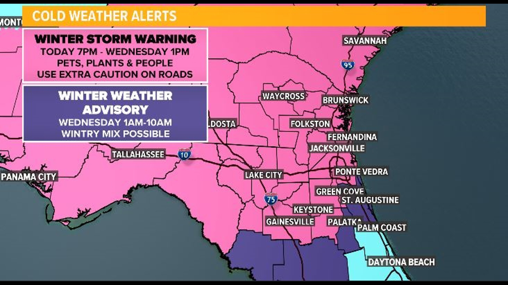 Winter Storm Warning issued for Jacksonville | firstcoastnews.com