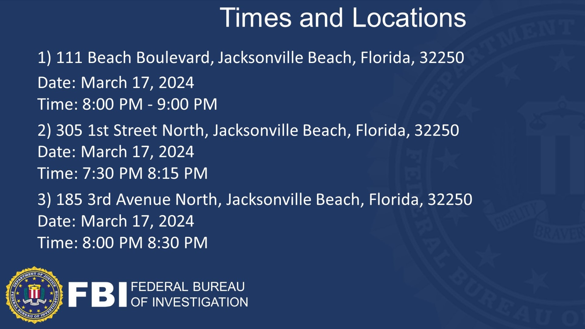 FBI offering $10K reward for Jax Beach shootings information ...