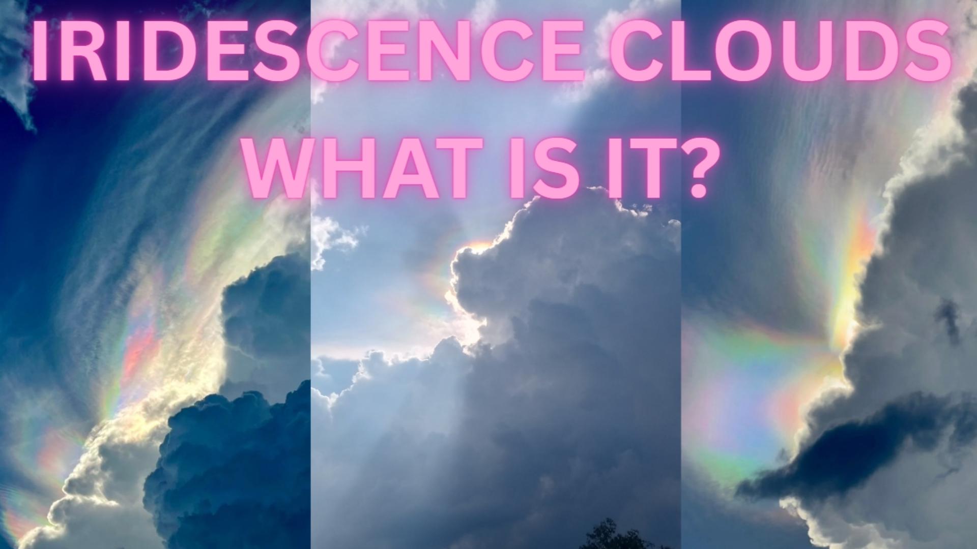 Rainbow on a thunderstorm: The science behind iridescent clouds ...