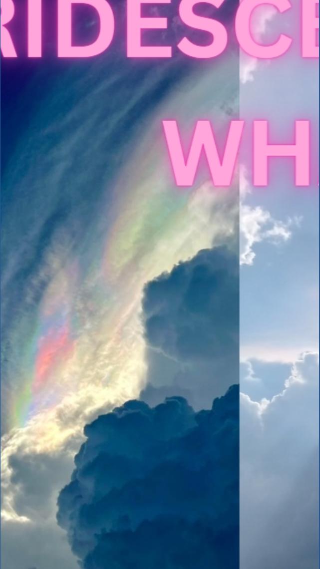 Rainbow on a thunderstorm: The science behind iridescent clouds ...