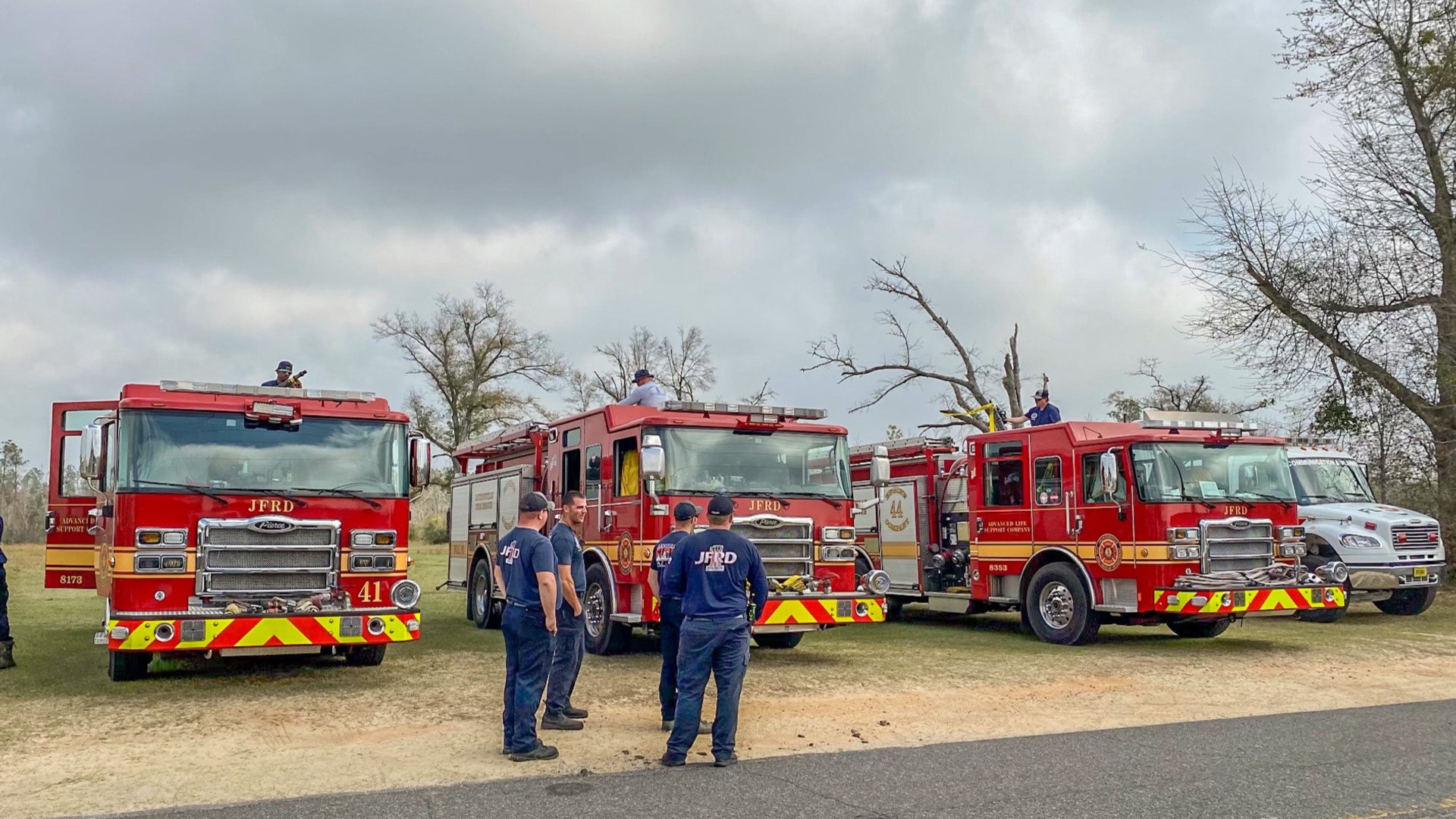 JFRD Crews work to put out Bay County fire | firstcoastnews.com