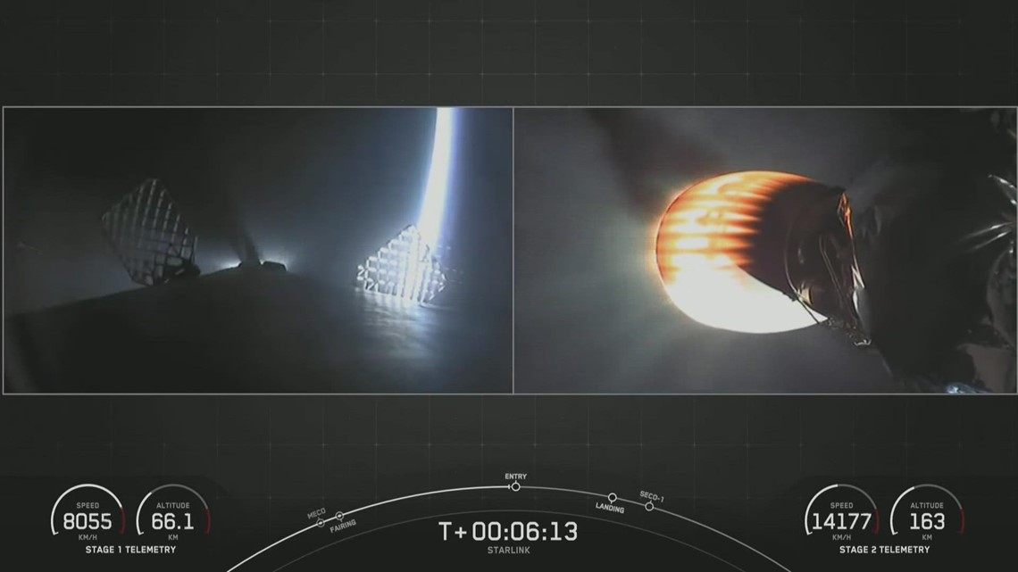 Watch: Early morning SpaceX rocket launch from Kennedy Space Center ...