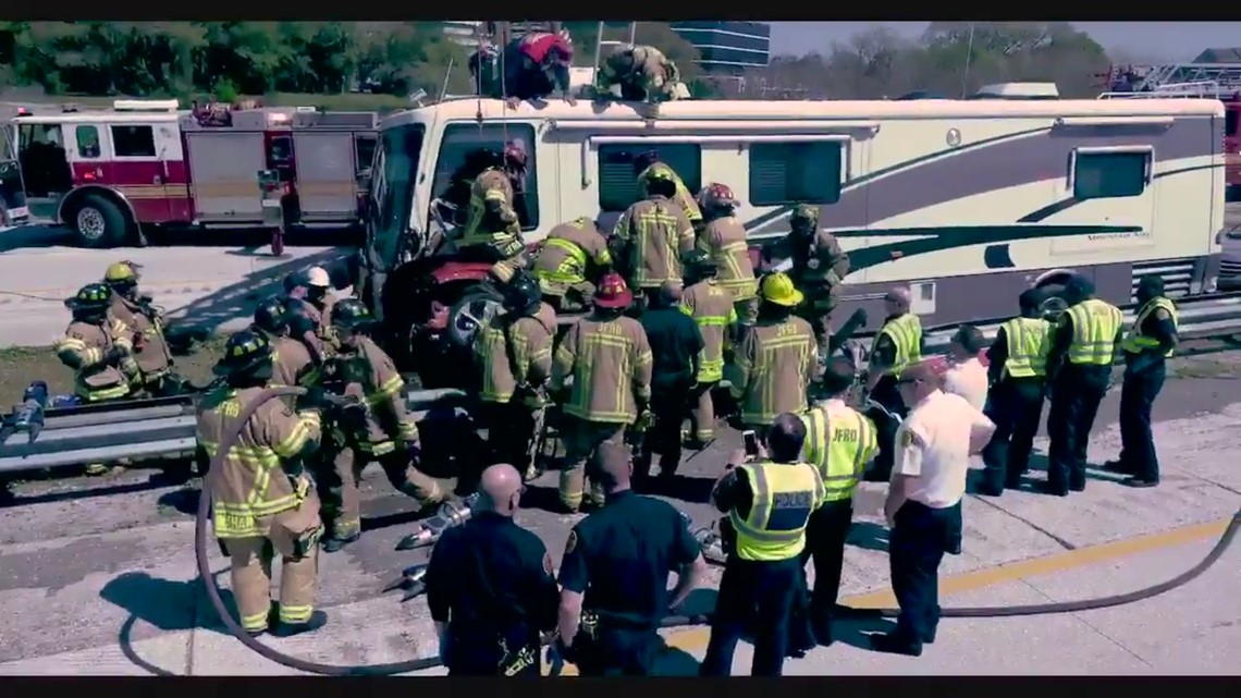 Crash involving six cars shuts down I-95 at J. Turner Butler Blvd ...