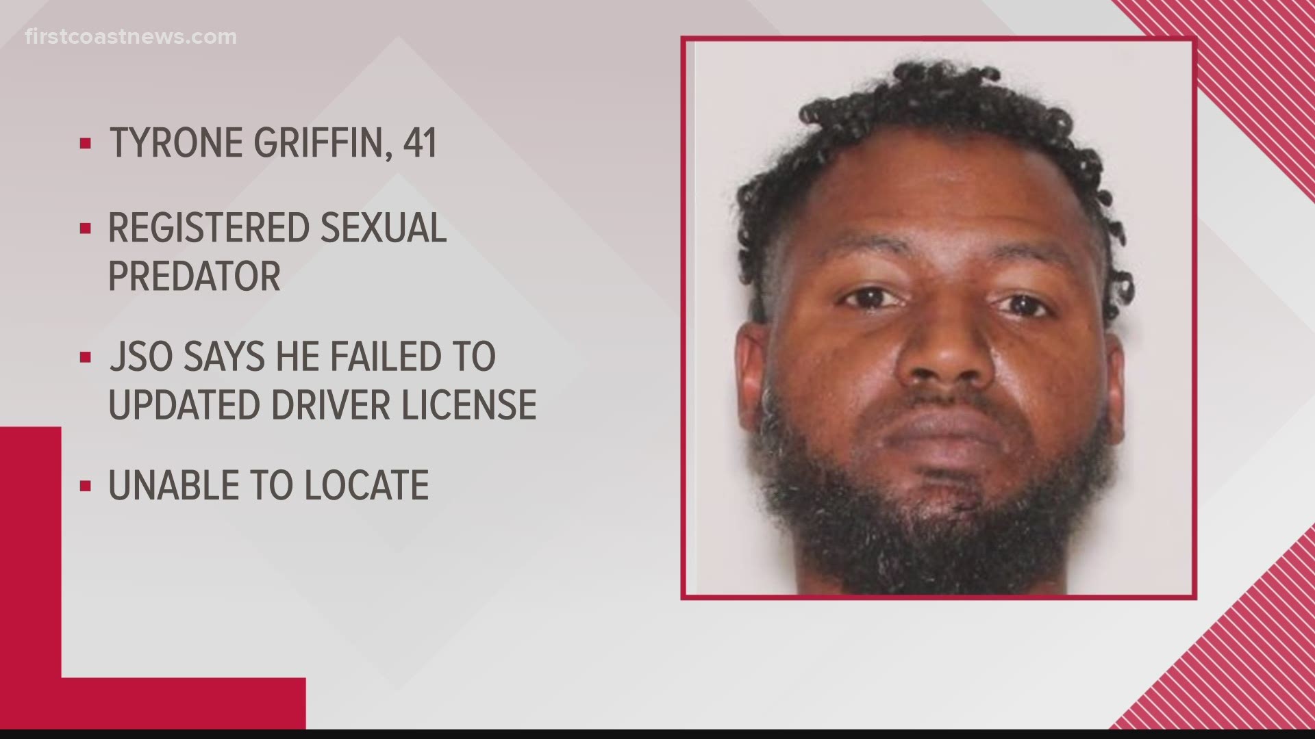 Jacksonville police searching for registered sexual predator ...