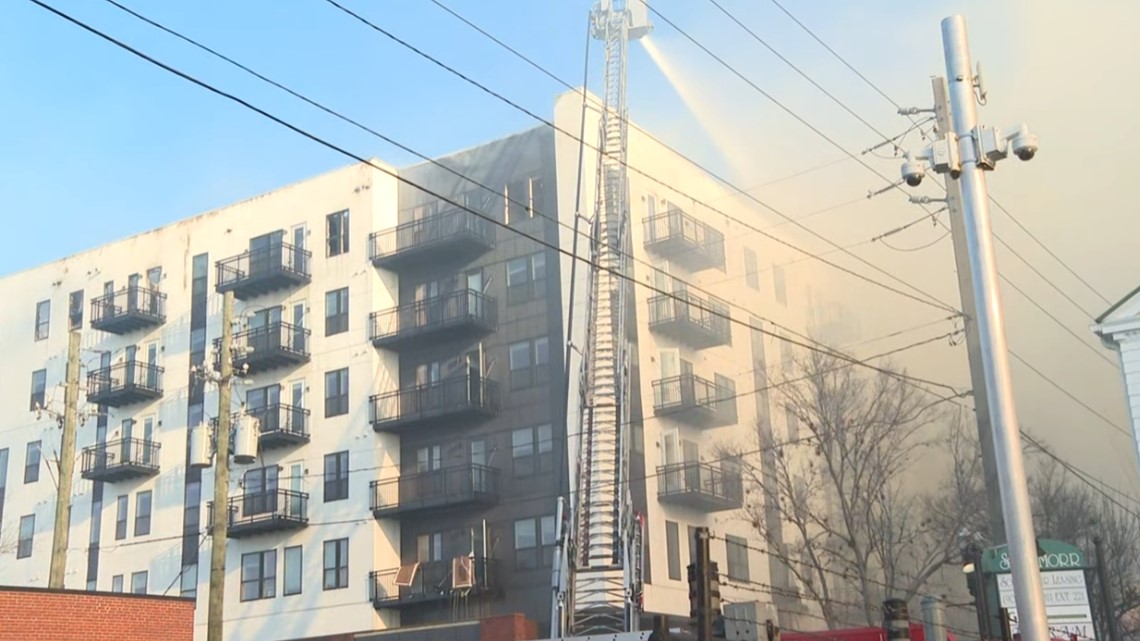 JFRD respond to fire at building under construction in Downtown ...