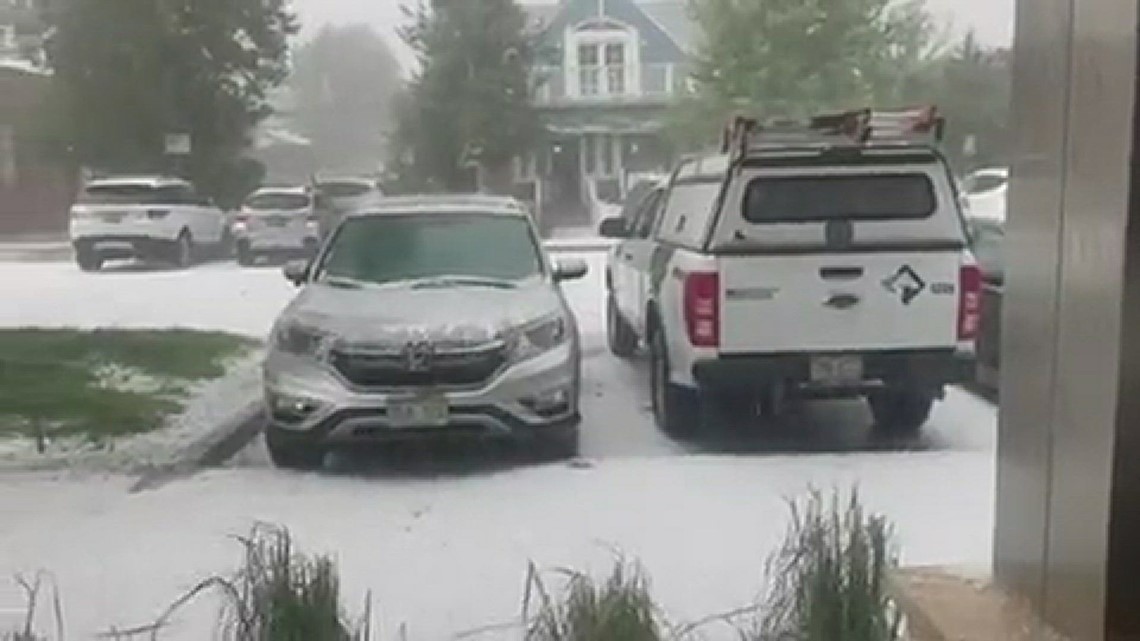 Hail making it look like a winter wonderland | firstcoastnews.com