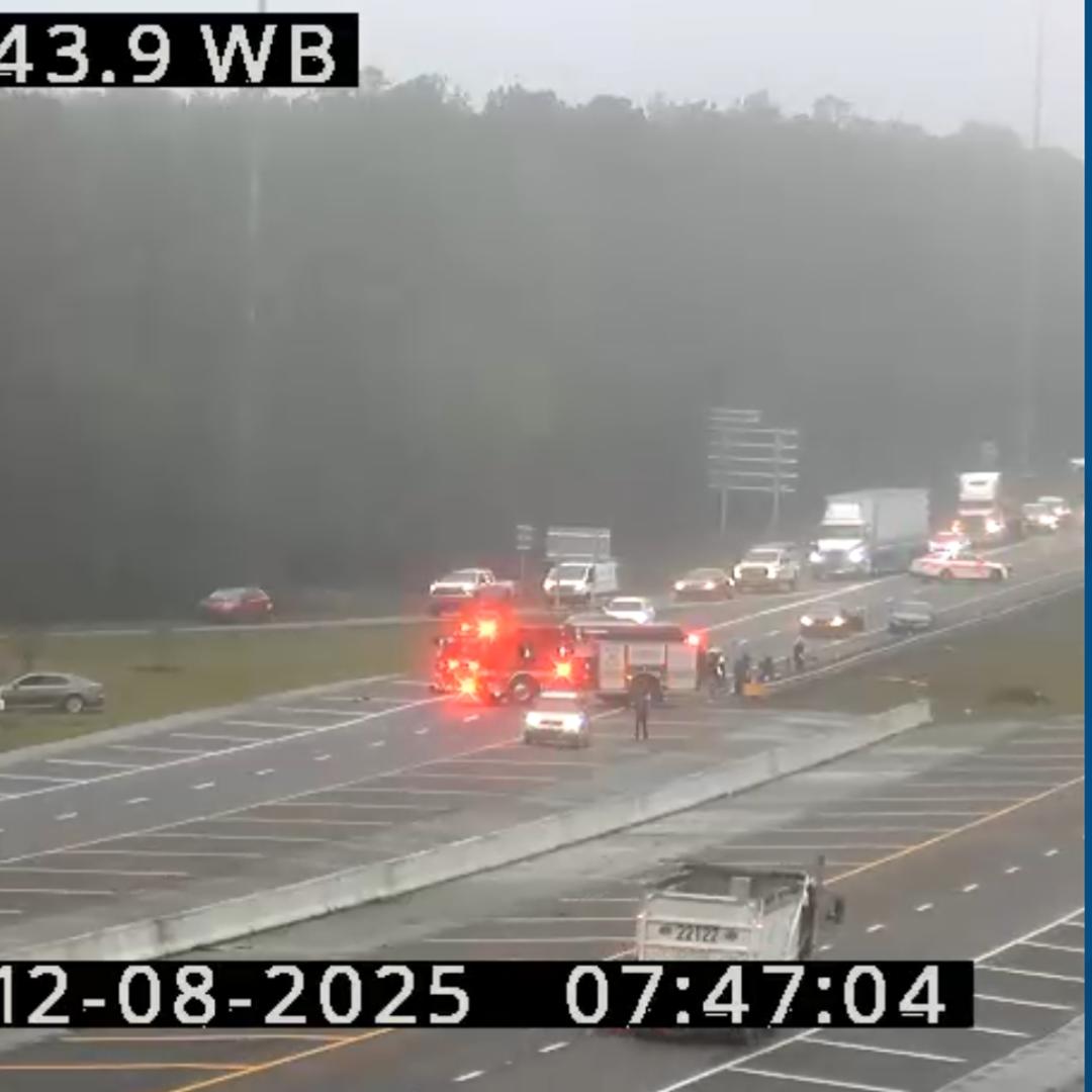 Traffic Alert: All lanes closed on I-10 East at US 301 due to crash ...