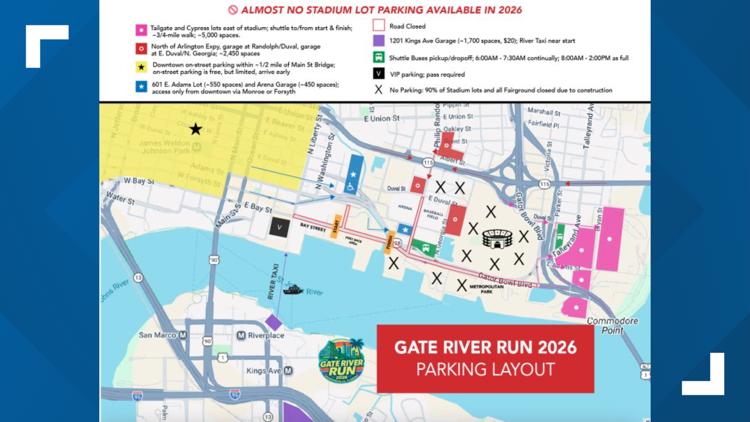 Gate River Run 2026: Parking, start time and best spot for spectators ...