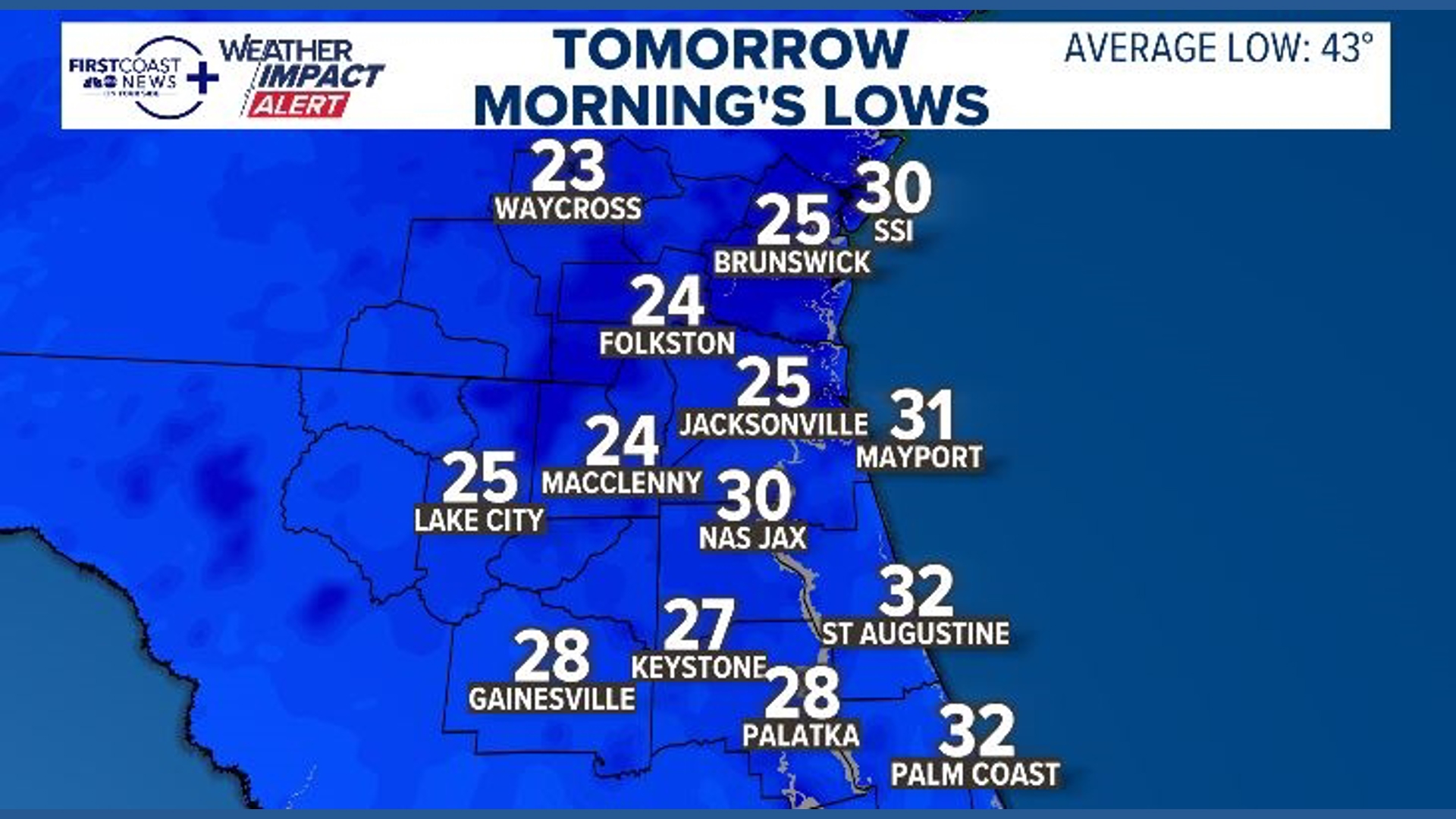 Live | Weather Watchers: Frigid on the First Coast! | firstcoastnews.com