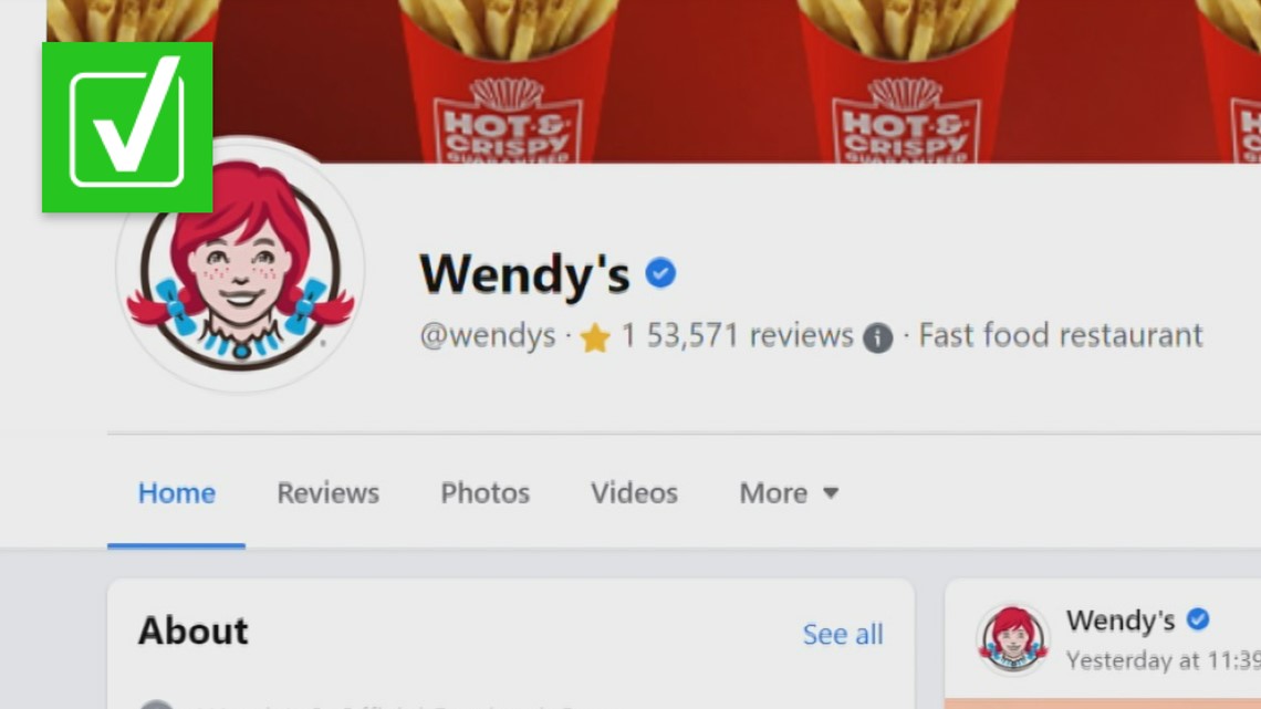 Yes, this is the real Wendy's Facebook account | firstcoastnews.com
