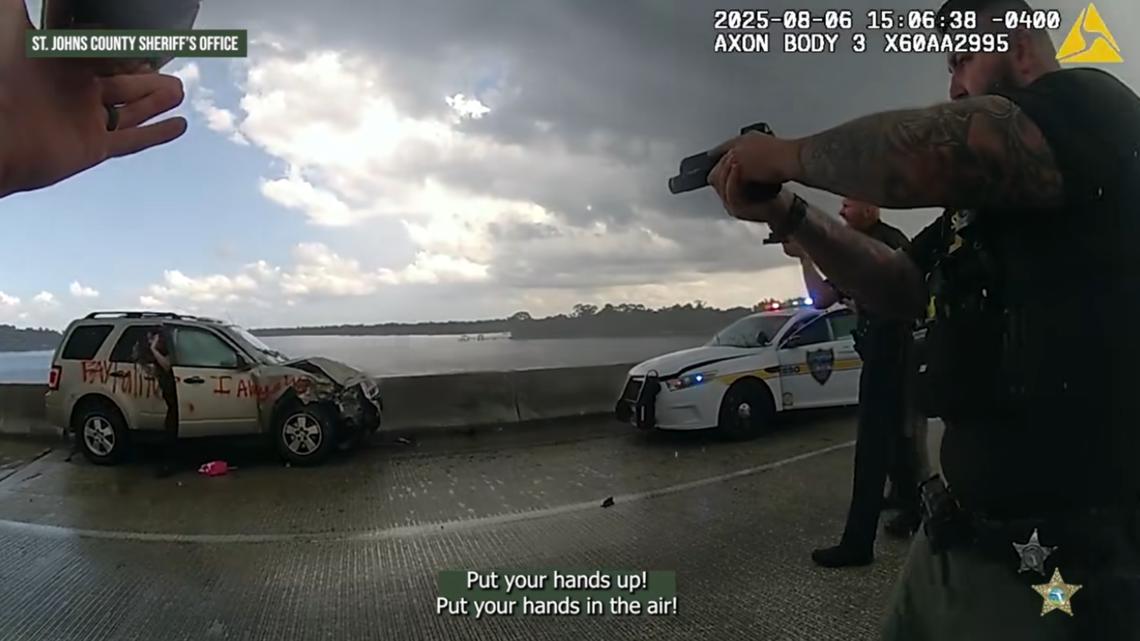 Bodycam video released of high-speed chase from St. Johns Co. to ...