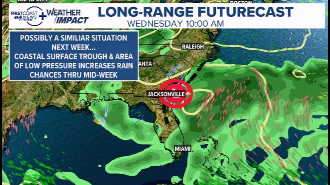 Where invest 93L is now and a look at a new possible low near Florida ...
