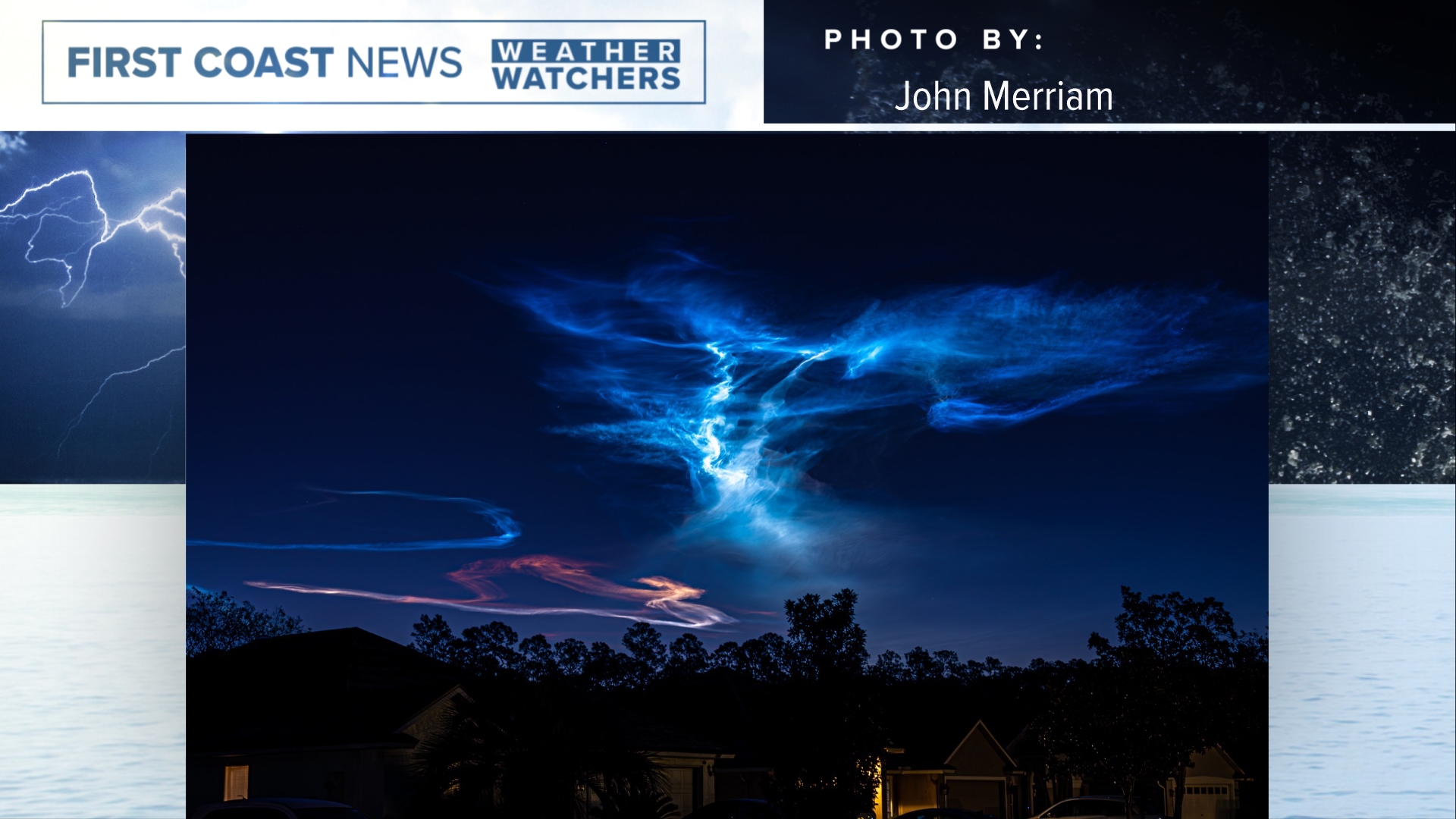 Noctilucent clouds light up First Coast skies after SpaceX launch | firstcoastnews.com