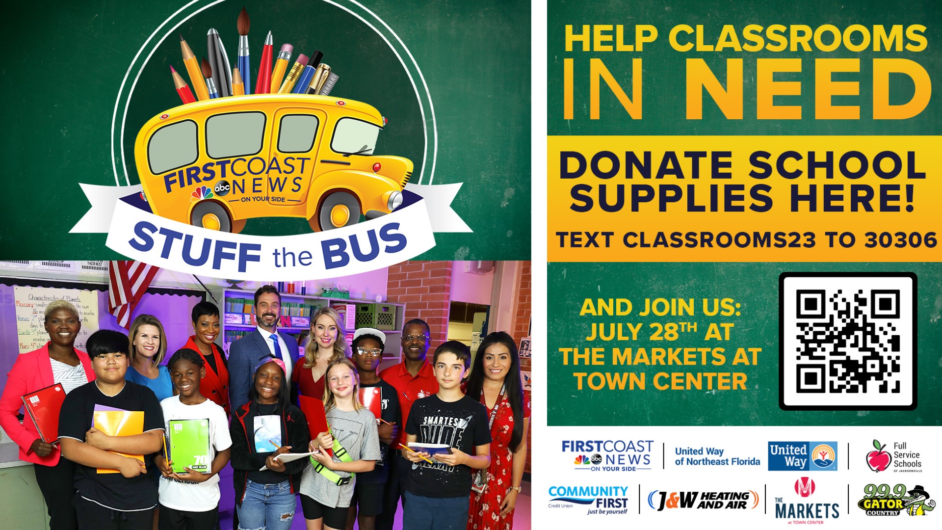 Donate school supplies to First Coast News Stuff the Bus event ...