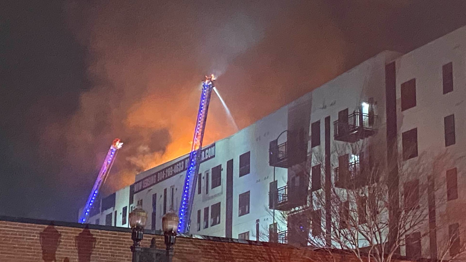 JFRD respond to fire at building under construction in Downtown ...