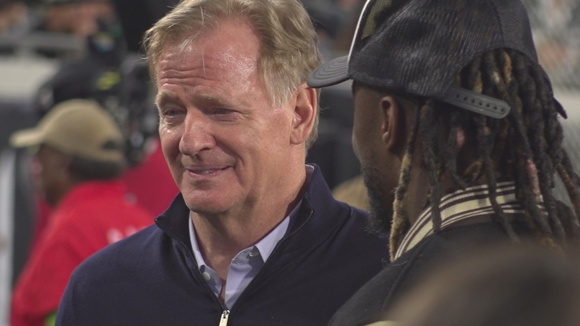 Roger Goodell meets with Mayor Deegan, Council President Salem ...