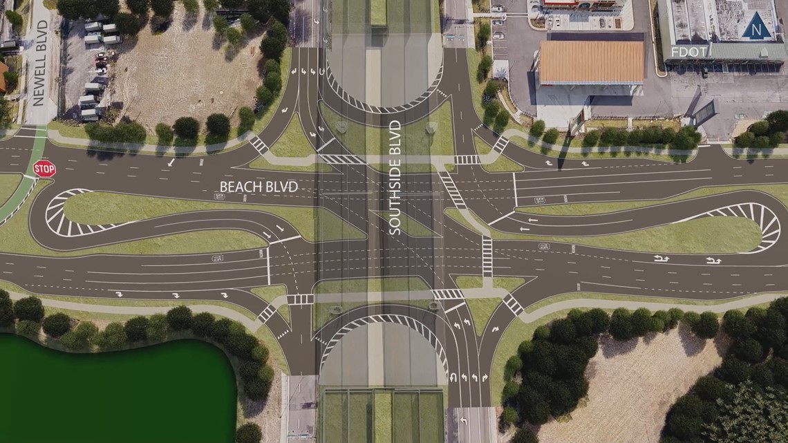 FDOT making improvements at Beach and Southside median U-turn ...