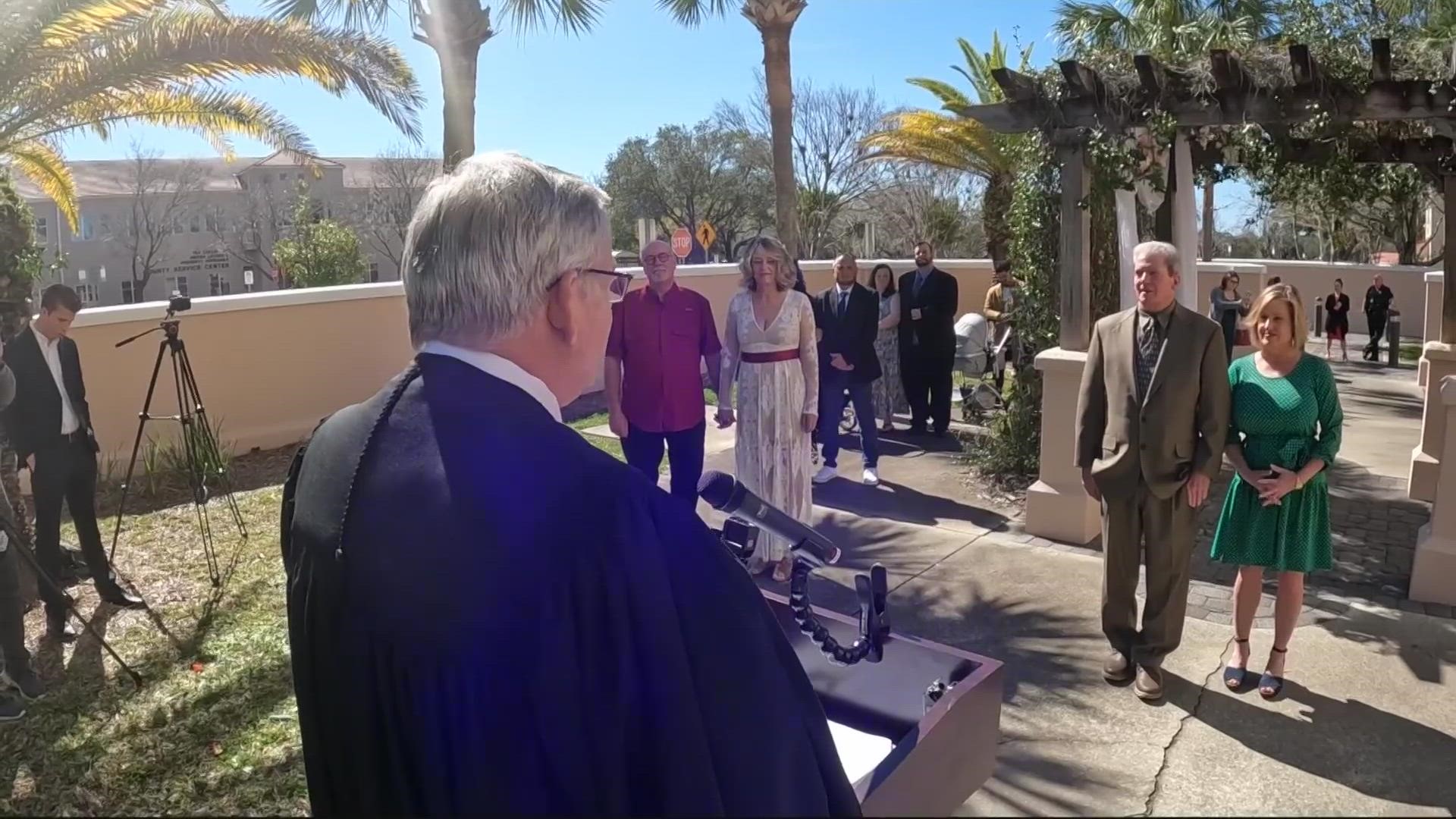 Seven couples get married on Valentine's Day in St. Johns County ...