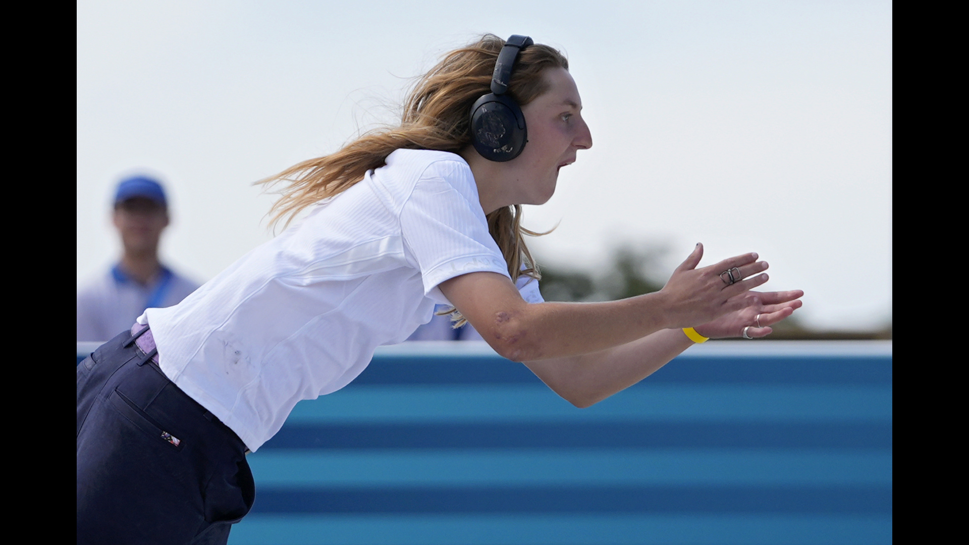 PHOTOS | Fernandina Beach skateboarder Poe Pinson at the 2024 Paris ...