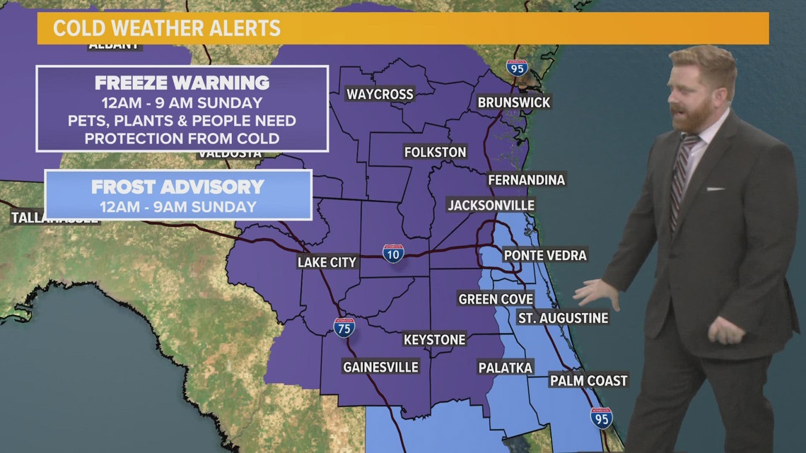 Temperatures drop across the First Coast on Saturday | firstcoastnews.com