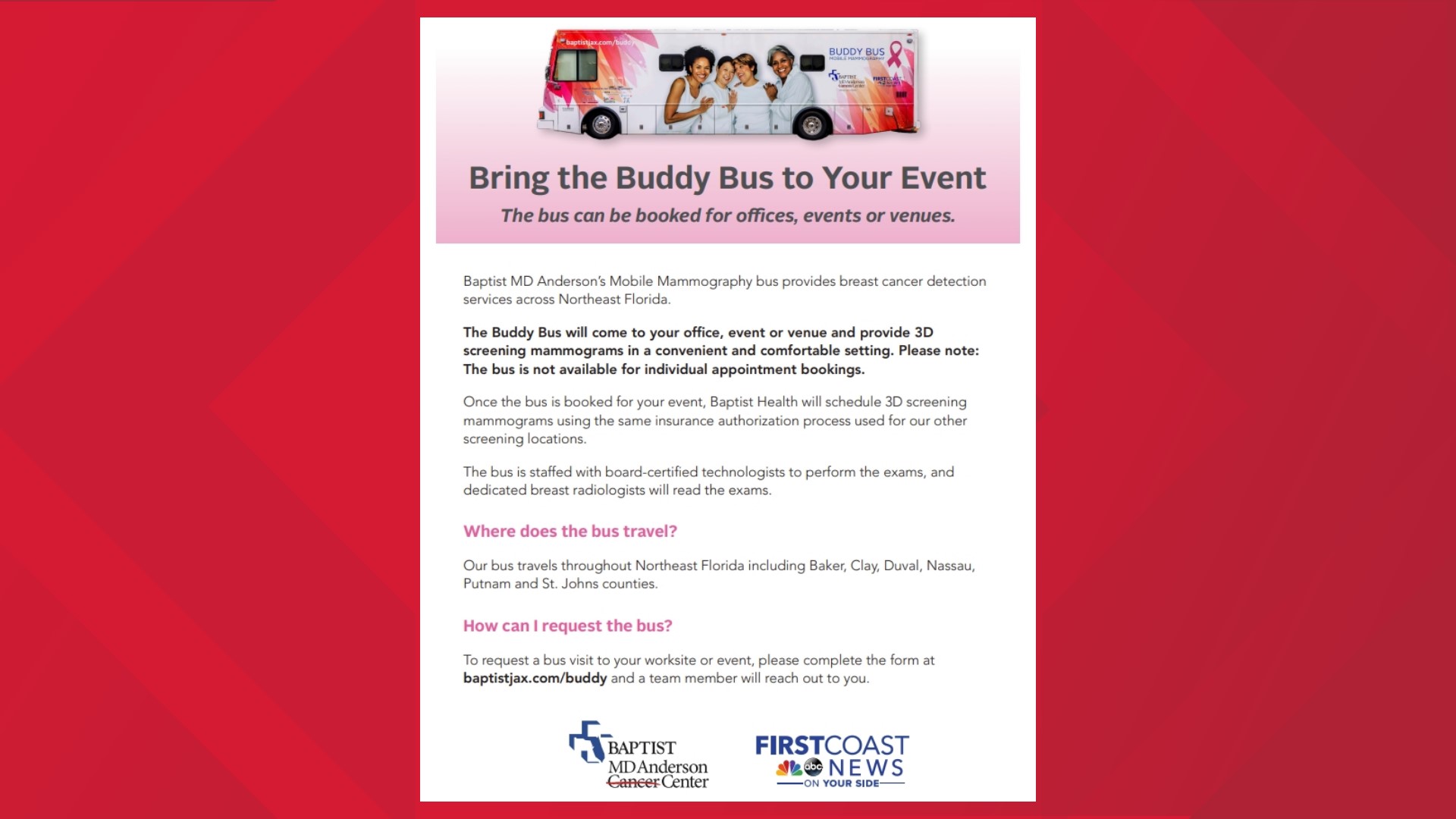 How to get the Buddy Bus | firstcoastnews.com