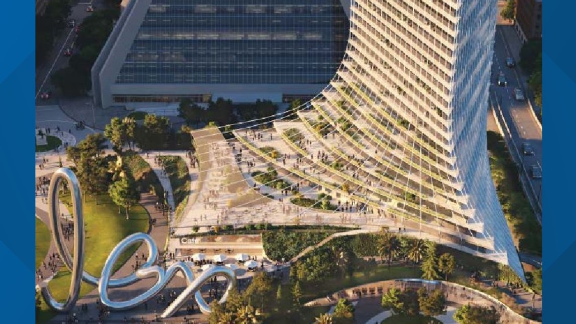 Plans for 44-story River View Plaza on site of the Landing ...