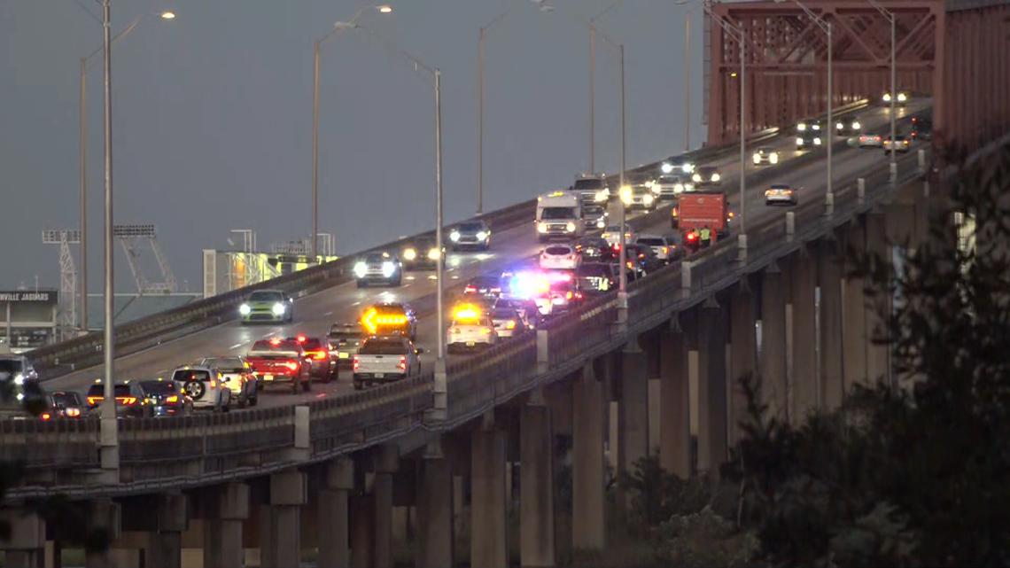 JFRD: 2 hospitalized after 2 separate 'crash with injuries' on Mathews Bridge Wednesday ...