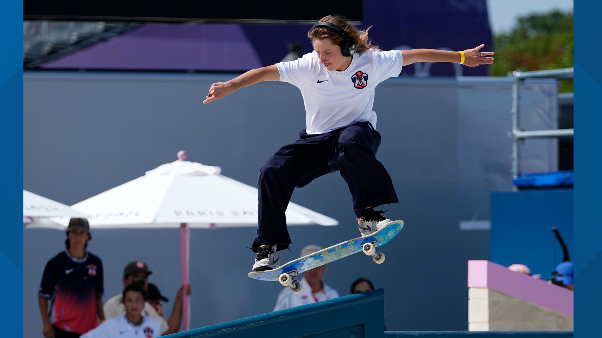 Moments from skateboarder Poe Pinson's run in Paris | firstcoastnews.com