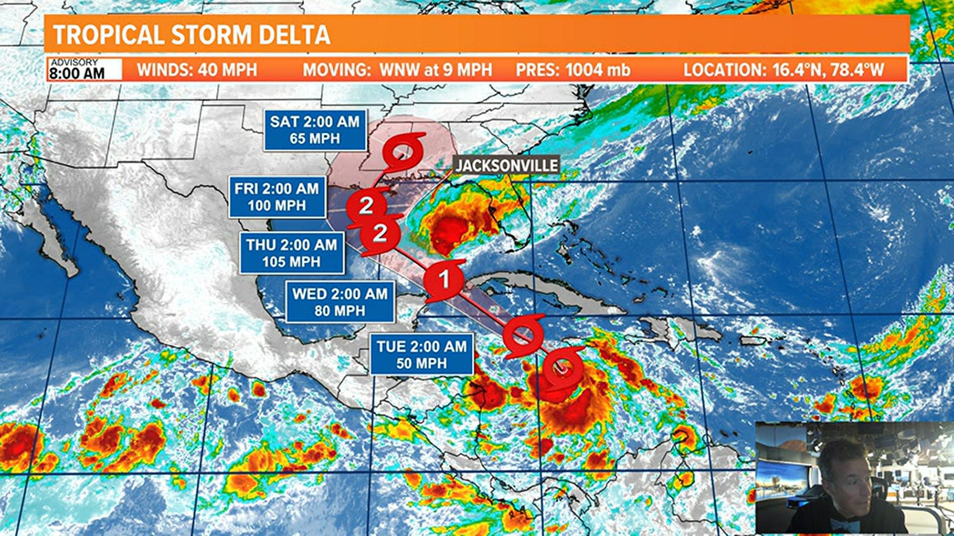 Tropical Storm Delta forms in Caribbean; Expected to move to Louisiana ...